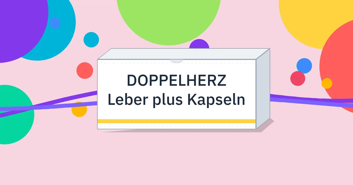 Symbolbild: Packung mit der Aufschrift DOPPELHERZ Leber plus Kapseln (PZN 18758766) – Verfügbarkeit und Bezug in Apotheken in Frankfurt am Main