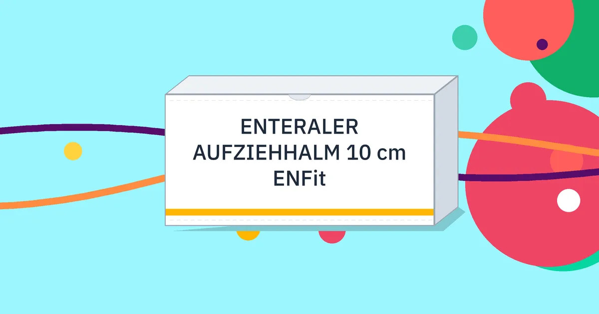 Symbolbild: Packung mit der Aufschrift ENTERALER AUFZIEHHALM 10 cm ENFit (PZN 14420148) – Verfügbarkeit und Bezug in Apotheken in Frankfurt am Main