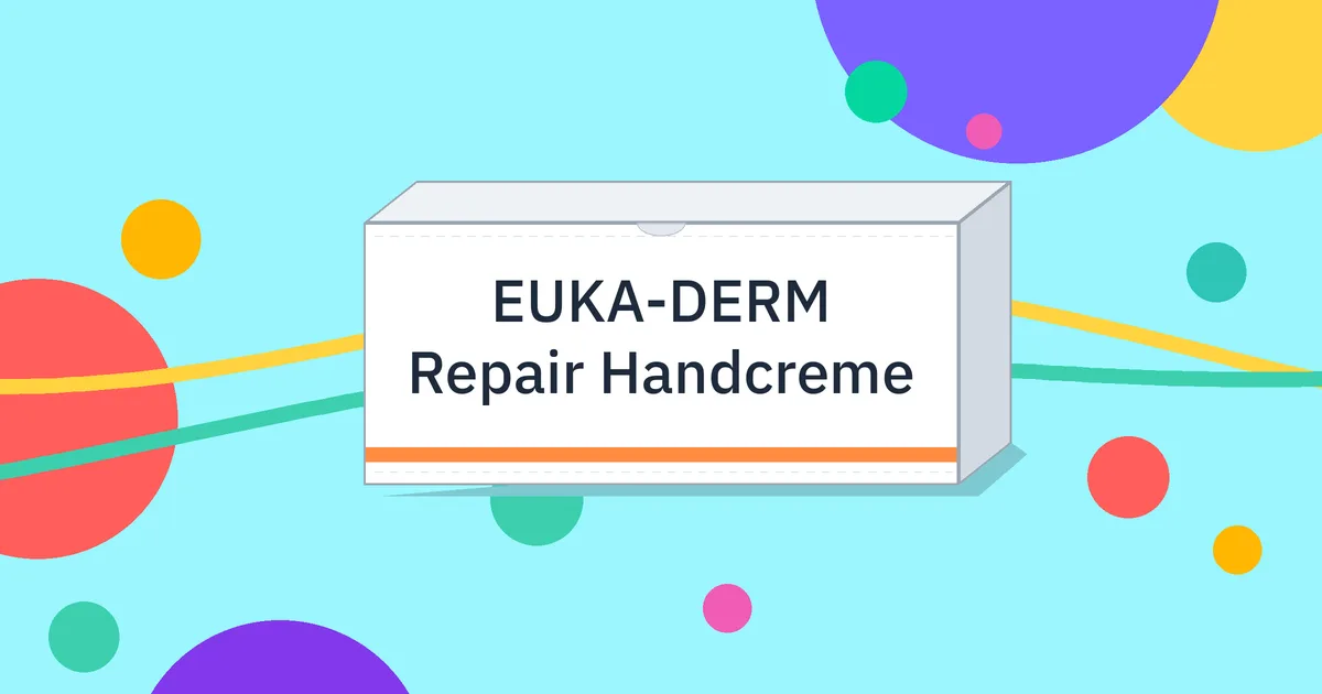 Symbolbild: Packung mit der Aufschrift EUKA-DERM Repair Handcreme (PZN 17534266) – Verfügbarkeit und Bezug in Apotheken in Frankfurt am Main