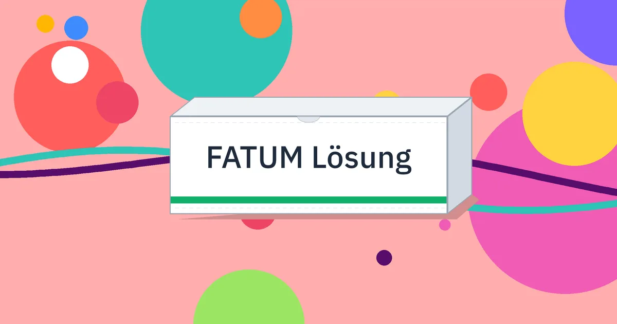 Symbolbild: Packung mit der Aufschrift FATUM Lösung (PZN 04891390) – Verfügbarkeit und Bezug in Apotheken in Frankfurt am Main