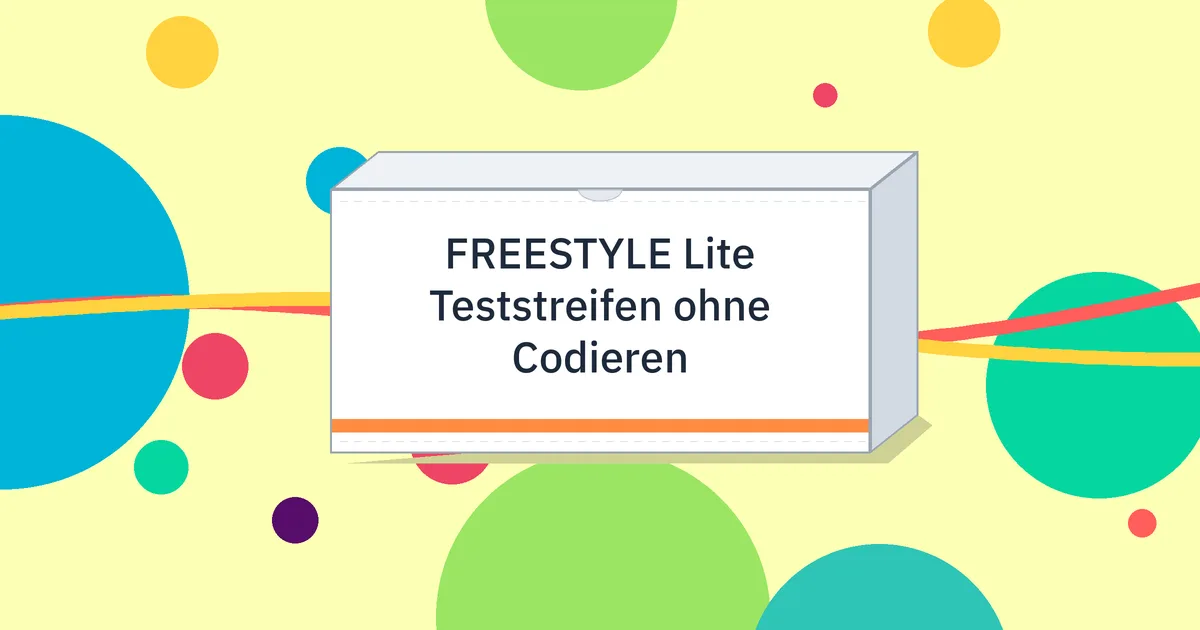 Symbolbild: Packung mit der Aufschrift FREESTYLE Lite Teststreifen ohne Codieren (PZN 02884983) – Verfügbarkeit und Bezug in Apotheken in Frankfurt am Main