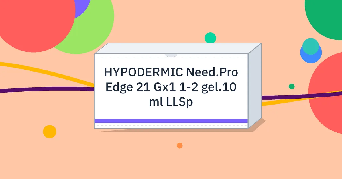 Symbolbild: Packung mit der Aufschrift HYPODERMIC Need.Pro Edge 21 Gx1 1-2 gel.10 ml LLSp (PZN 09105060) – Verfügbarkeit und Bezug in Apotheken in Frankfurt am Main