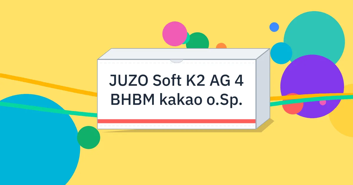 Symbolbild: Packung mit der Aufschrift JUZO Soft K2 AG 4 BHBM kakao o.Sp. (PZN 14861266) – Verfügbarkeit und Bezug in Apotheken in Frankfurt am Main