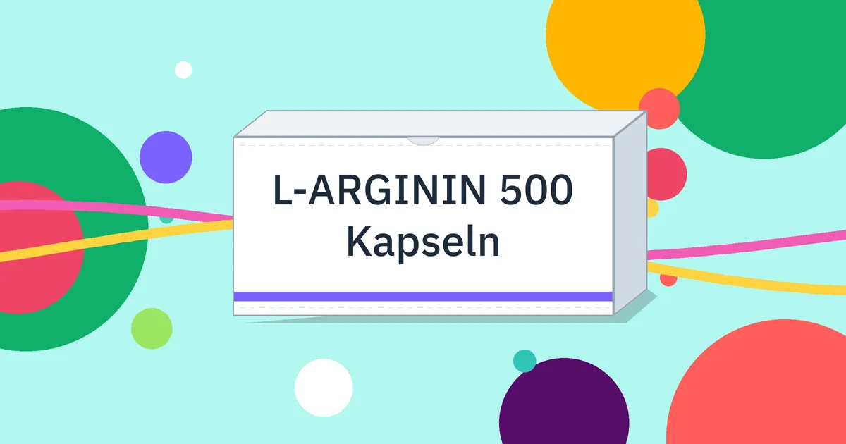 Symbolbild: Packung mit der Aufschrift L-ARGININ 500 Kapseln (PZN 10060374) – Verfügbarkeit und Bezug in Apotheken in Frankfurt am Main