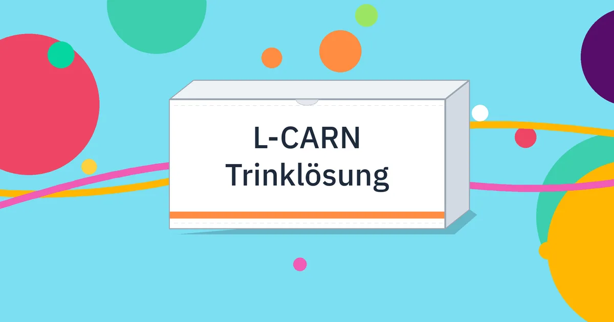 Symbolbild: Packung mit der Aufschrift L-CARN Trinklösung (PZN 08796702) – Verfügbarkeit und Bezug in Apotheken in Frankfurt am Main
