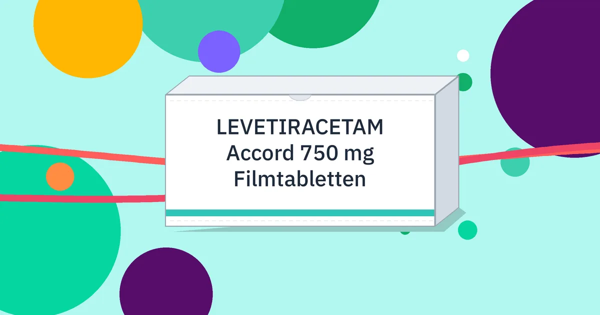 Symbolbild: Packung mit der Aufschrift LEVETIRACETAM Accord 750 mg Filmtabletten (PZN 11178830) – Verfügbarkeit und Bezug in Apotheken in Frankfurt am Main
