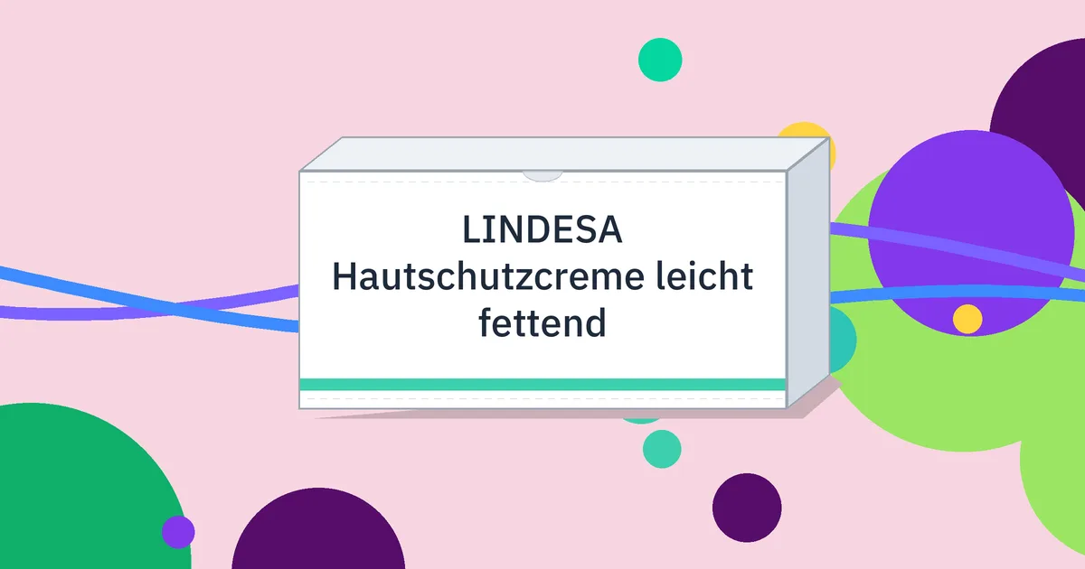 Symbolbild: Packung mit der Aufschrift LINDESA Hautschutzcreme leicht fettend (PZN 01281030) – Verfügbarkeit und Bezug in Apotheken in Frankfurt am Main