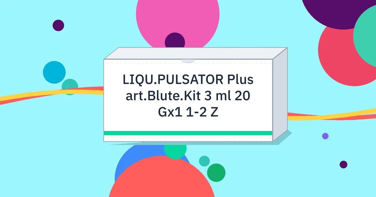 Symbolbild: Packung mit der Aufschrift LIQU.PULSATOR Plus art.Blute.Kit 3 ml 20 Gx1 1-2 Z (PZN 09218344) – Verfügbarkeit und Bezug in Apotheken in Frankfurt am Main