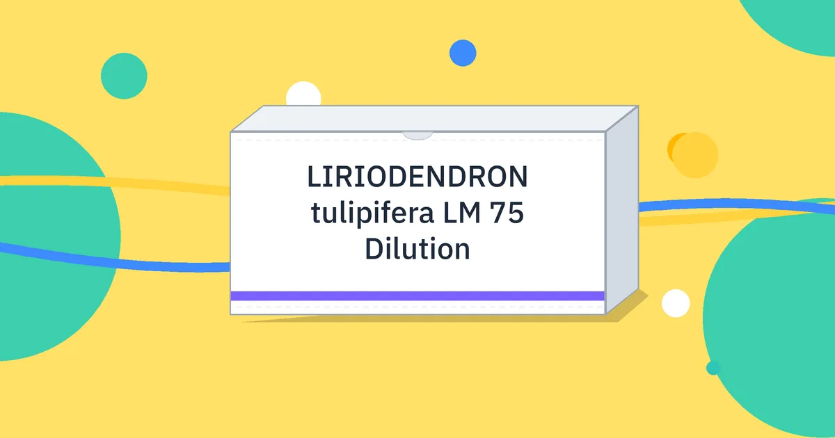 Symbolbild: Packung mit der Aufschrift LIRIODENDRON tulipifera LM 75 Dilution (PZN 13531319) – Verfügbarkeit und Bezug in Apotheken in Frankfurt am Main