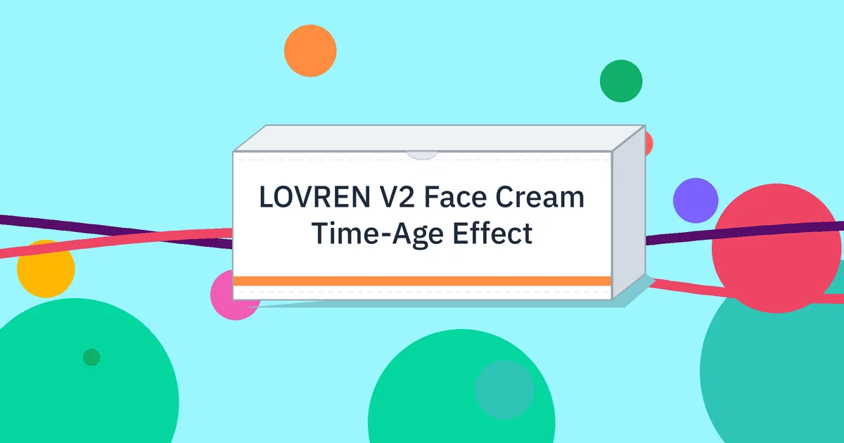 Symbolbild: Packung mit der Aufschrift LOVREN V2 Face Cream Time-Age Effect (PZN 19819205) – Verfügbarkeit und Bezug in Apotheken in Frankfurt am Main