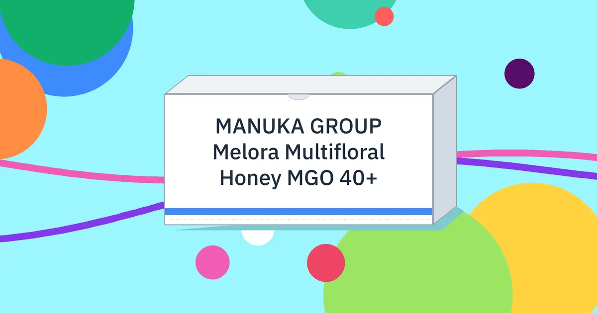 Symbolbild: Packung mit der Aufschrift MANUKA GROUP Melora Multifloral Honey MGO 40+ (PZN 18086367) – Verfügbarkeit und Bezug in Apotheken in Frankfurt am Main