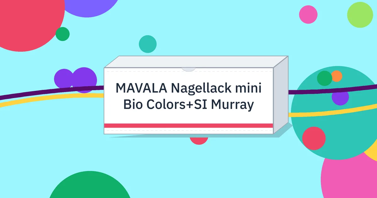 Symbolbild: Packung mit der Aufschrift MAVALA Nagellack mini Bio Colors+SI Murray (PZN 18449290) – Verfügbarkeit und Bezug in Apotheken in Frankfurt am Main