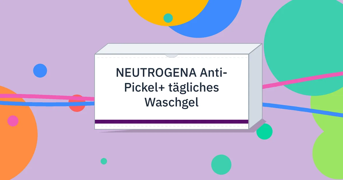 Symbolbild: Packung mit der Aufschrift NEUTROGENA Anti-Pickel+ tägliches Waschgel (PZN 17997569) – Verfügbarkeit und Bezug in Apotheken in Frankfurt am Main