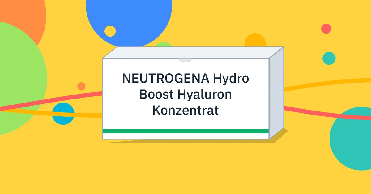 Symbolbild: Packung mit der Aufschrift NEUTROGENA Hydro Boost Hyaluron Konzentrat (PZN 17825377) – Verfügbarkeit und Bezug in Apotheken in Frankfurt am Main