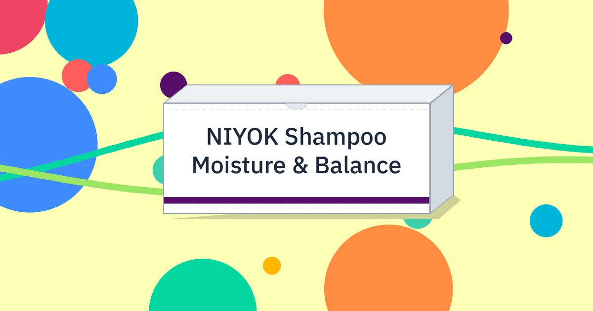 Symbolbild: Packung mit der Aufschrift NIYOK Shampoo Moisture & Balance (PZN 20809732) – Verfügbarkeit und Bezug in Apotheken in Frankfurt am Main