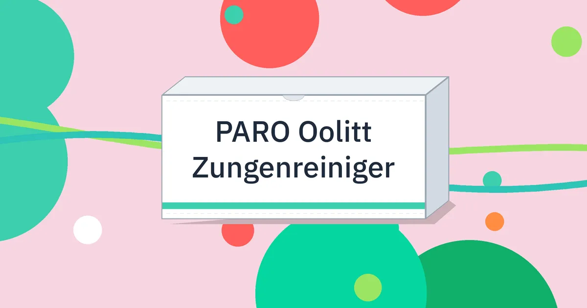 Symbolbild: Packung mit der Aufschrift PARO Oolitt Zungenreiniger (PZN 00410637) – Verfügbarkeit und Bezug in Apotheken in Frankfurt am Main