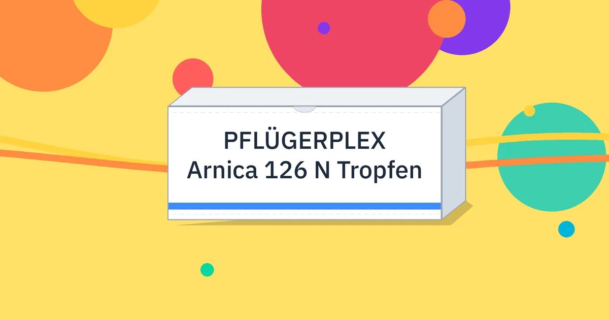 Symbolbild: Packung mit der Aufschrift PFLÜGERPLEX Arnica 126 N Tropfen (PZN 08912870) – Verfügbarkeit und Bezug in Apotheken in Frankfurt am Main
