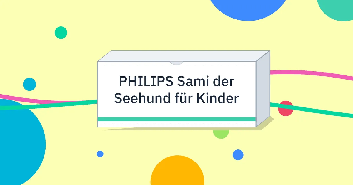 Symbolbild: Packung mit der Aufschrift PHILIPS Sami der Seehund für Kinder (PZN 18081097) – Verfügbarkeit und Bezug in Apotheken in Frankfurt am Main