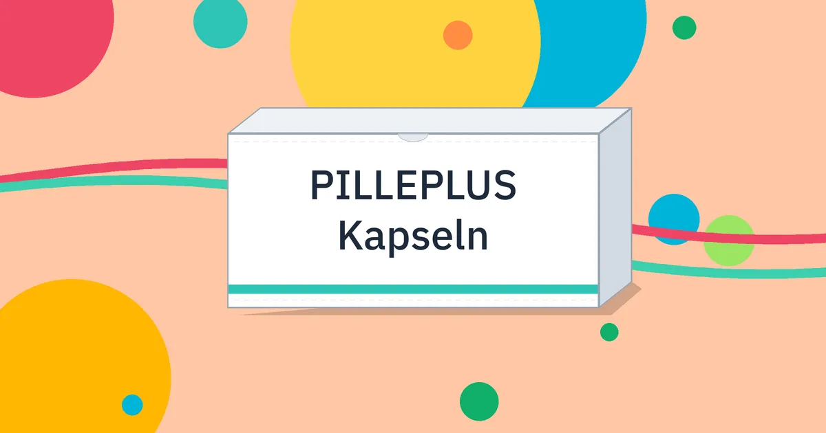 Symbolbild: Packung mit der Aufschrift PILLEPLUS Kapseln (PZN 19300644) – Verfügbarkeit und Bezug in Apotheken in Frankfurt am Main