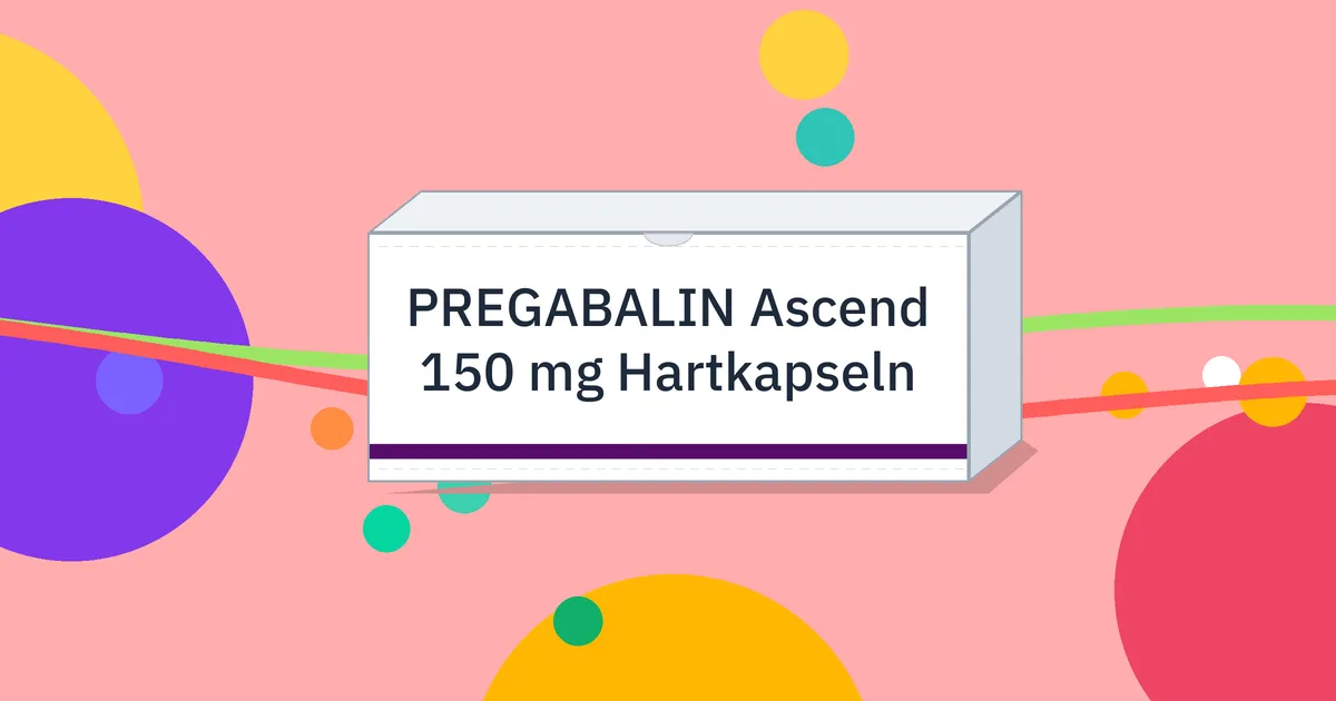 Symbolbild: Packung mit der Aufschrift PREGABALIN Ascend 150 mg Hartkapseln (PZN 16042420) – Verfügbarkeit und Bezug in Apotheken in Frankfurt am Main