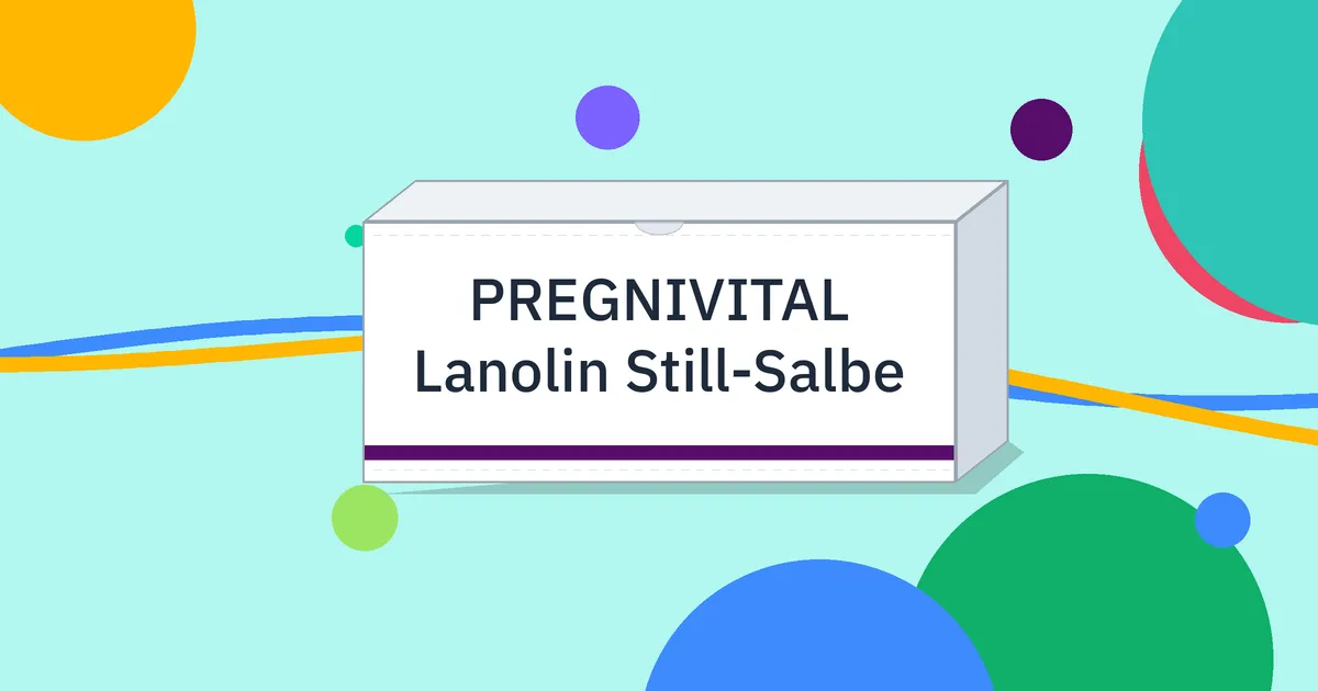 Symbolbild: Packung mit der Aufschrift PREGNIVITAL Lanolin Still-Salbe (PZN 19394409) – Verfügbarkeit und Bezug in Apotheken in Frankfurt am Main