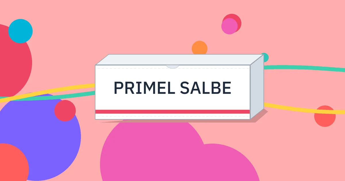 Symbolbild: Packung mit der Aufschrift PRIMEL SALBE (PZN 18396174) – Verfügbarkeit und Bezug in Apotheken in Frankfurt am Main