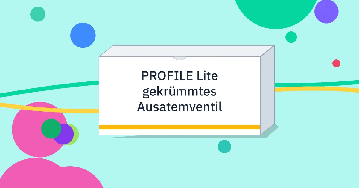 Symbolbild: Packung mit der Aufschrift PROFILE Lite gekrümmtes Ausatemventil (PZN 03030616) – Verfügbarkeit und Bezug in Apotheken in Frankfurt am Main