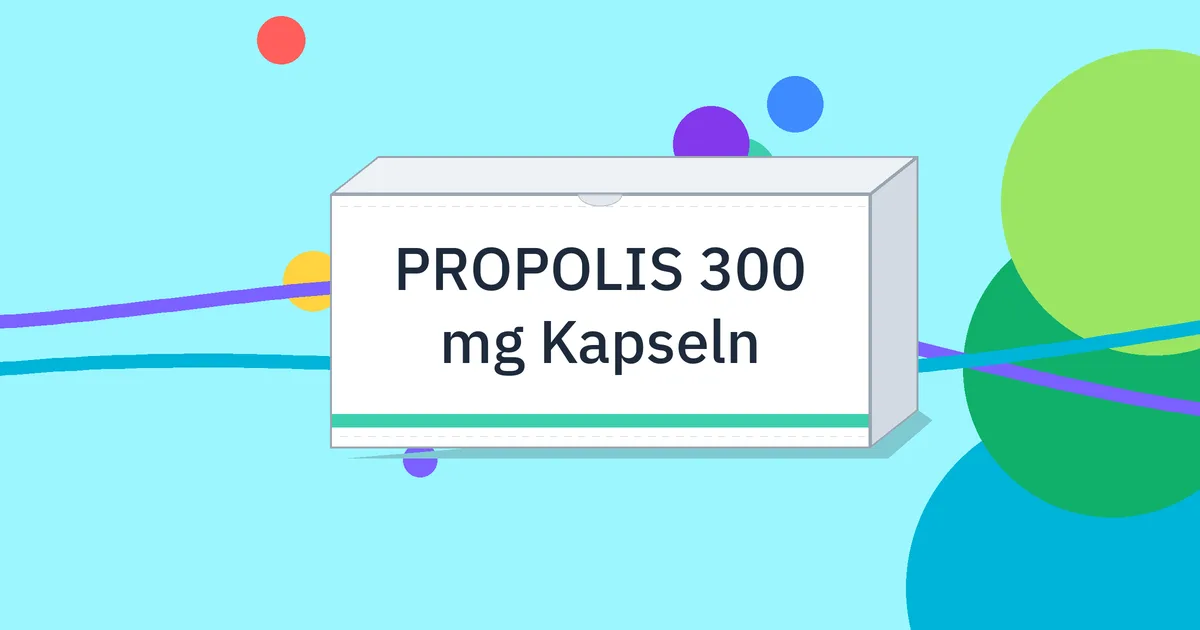 Symbolbild: Packung mit der Aufschrift PROPOLIS 300 mg Kapseln (PZN 19642563) – Verfügbarkeit und Bezug in Apotheken in Frankfurt am Main