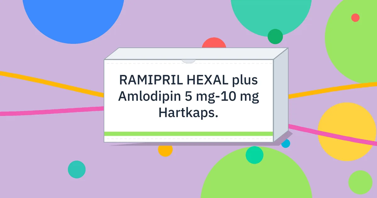 Symbolbild: Packung mit der Aufschrift RAMIPRIL HEXAL plus Amlodipin 5 mg-10 mg Hartkaps. (PZN 09635125) – Verfügbarkeit und Bezug in Apotheken in Frankfurt am Main