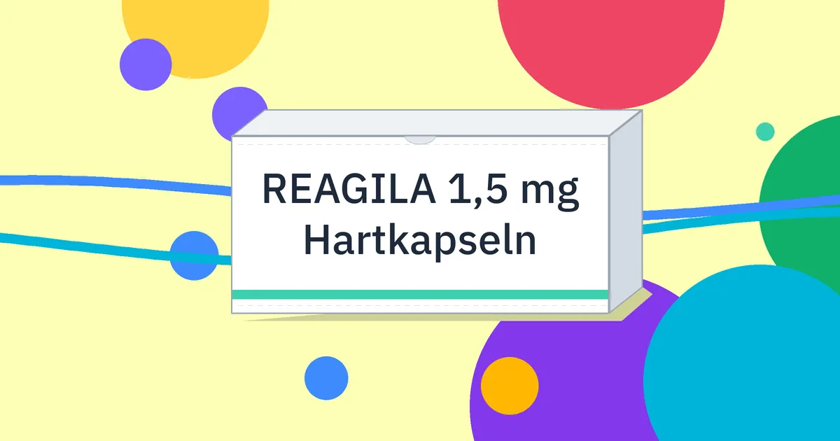 Symbolbild: Packung mit der Aufschrift REAGILA 1,5 mg Hartkapseln (PZN 17206757) – Verfügbarkeit und Bezug in Apotheken in Frankfurt am Main