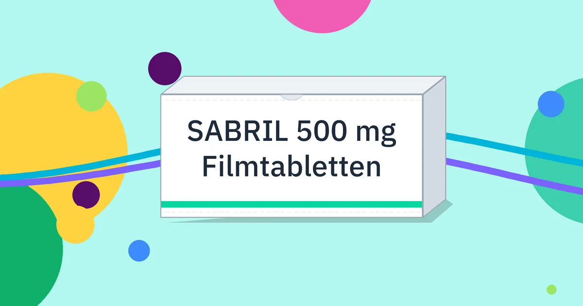 Symbolbild: Packung mit der Aufschrift SABRIL 500 mg Filmtabletten (PZN 14300869) – Verfügbarkeit und Bezug in Apotheken in Frankfurt am Main