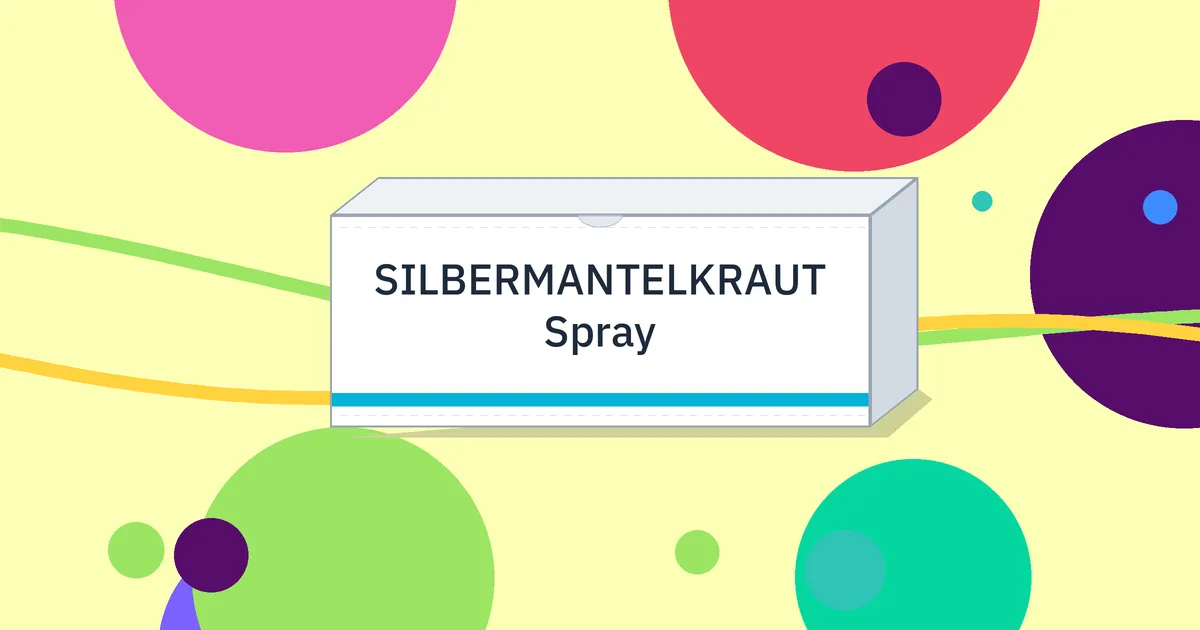 Symbolbild: Packung mit der Aufschrift SILBERMANTELKRAUT Spray (PZN 14311293) – Verfügbarkeit und Bezug in Apotheken in Frankfurt am Main