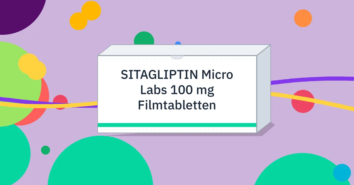 Symbolbild: Packung mit der Aufschrift SITAGLIPTIN Micro Labs 100 mg Filmtabletten (PZN 19395194) – Verfügbarkeit und Bezug in Apotheken in Frankfurt am Main