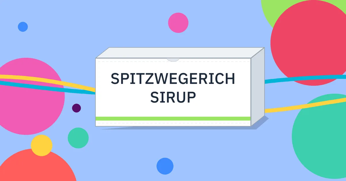 Symbolbild: Packung mit der Aufschrift SPITZWEGERICH SIRUP (PZN 19212271) – Verfügbarkeit und Bezug in Apotheken in Frankfurt am Main