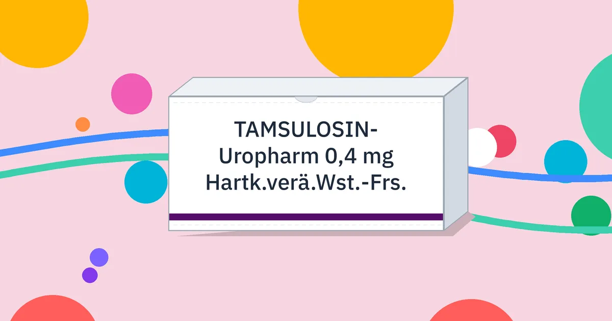 Symbolbild: Packung mit der Aufschrift TAMSULOSIN-Uropharm 0,4 mg Hartk.verä.Wst.-Frs. (PZN 19530686) – Verfügbarkeit und Bezug in Apotheken in Frankfurt am Main