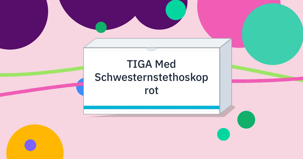 Symbolbild: Packung mit der Aufschrift TIGA Med Schwesternstethoskop rot (PZN 06839347) – Verfügbarkeit und Bezug in Apotheken in Frankfurt am Main