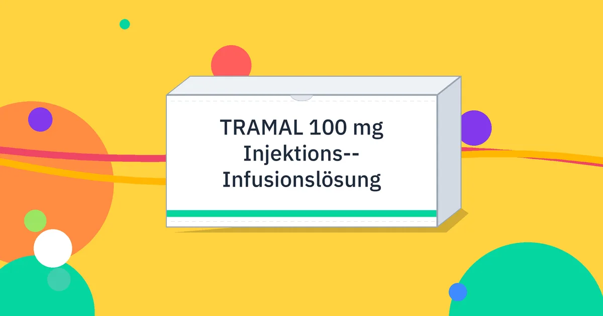 Symbolbild: Packung mit der Aufschrift TRAMAL 100 mg Injektions--Infusionslösung (PZN 04432541) – Verfügbarkeit und Bezug in Apotheken in Frankfurt am Main