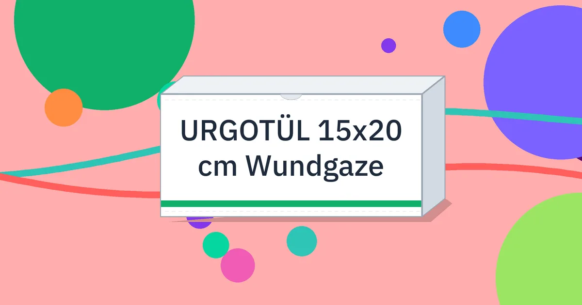 Symbolbild: Packung mit der Aufschrift URGOTÜL 15x20 cm Wundgaze (PZN 18332607) – Verfügbarkeit und Bezug in Apotheken in Frankfurt am Main