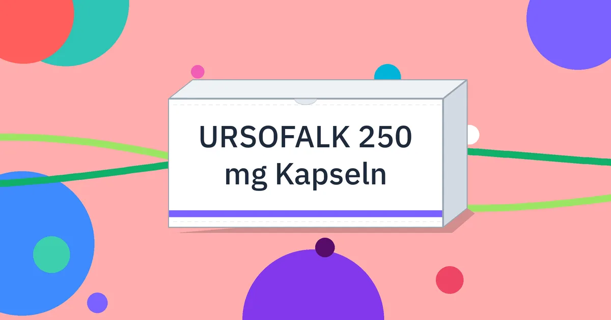 Symbolbild: Packung mit der Aufschrift URSOFALK 250 mg Kapseln (PZN 02144542) – Verfügbarkeit und Bezug in Apotheken in Frankfurt am Main