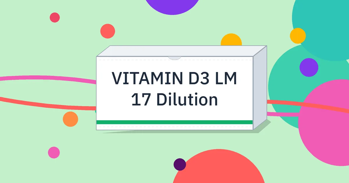 Symbolbild: Packung mit der Aufschrift VITAMIN D3 LM 17 Dilution (PZN 13278843) – Verfügbarkeit und Bezug in Apotheken in Frankfurt am Main