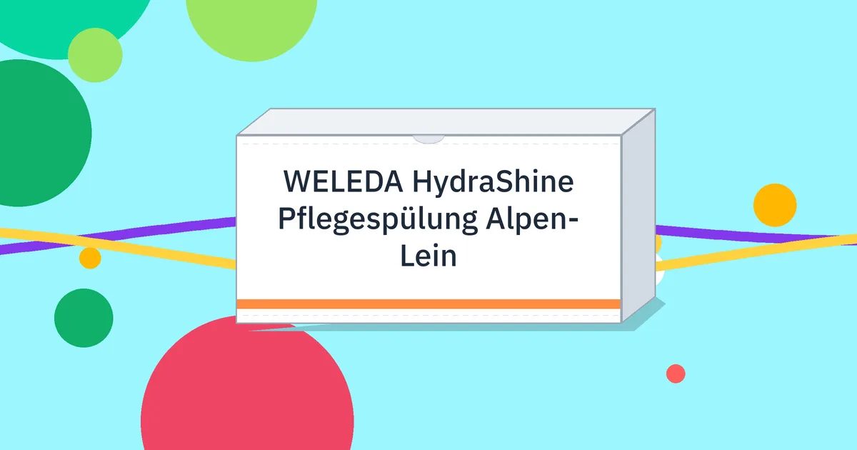 Symbolbild: Packung mit der Aufschrift WELEDA HydraShine Pflegespülung Alpen-Lein (PZN 19903124) – Verfügbarkeit und Bezug in Apotheken in Frankfurt am Main