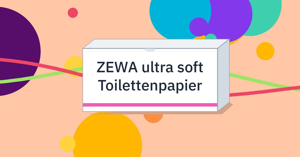 Symbolbild: Packung mit der Aufschrift ZEWA ultra soft Toilettenpapier (PZN 18213357) – Verfügbarkeit und Bezug in Apotheken in Frankfurt am Main
