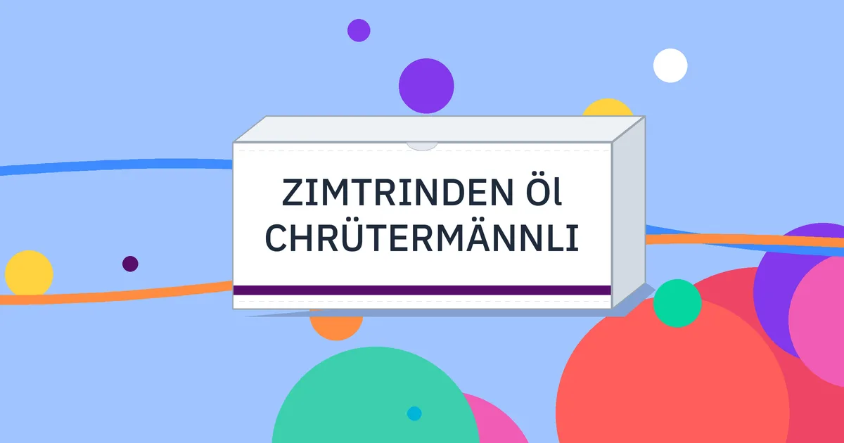 Symbolbild: Packung mit der Aufschrift ZIMTRINDEN Öl CHRÜTERMÄNNLI (PZN 07197595) – Verfügbarkeit und Bezug in Apotheken in Frankfurt am Main