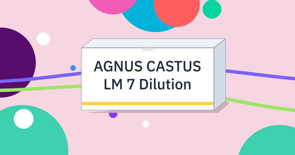 Symbolbild: Packung mit der Aufschrift AGNUS CASTUS LM 7 Dilution (PZN 13305267) – Verfügbarkeit und Bezug in Apotheken in Frankfurt am Main