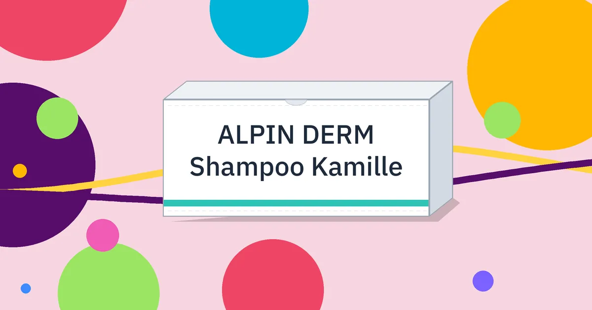 Symbolbild: Packung mit der Aufschrift ALPIN DERM Shampoo Kamille (PZN 19981377) – Verfügbarkeit und Bezug in Apotheken in Frankfurt am Main