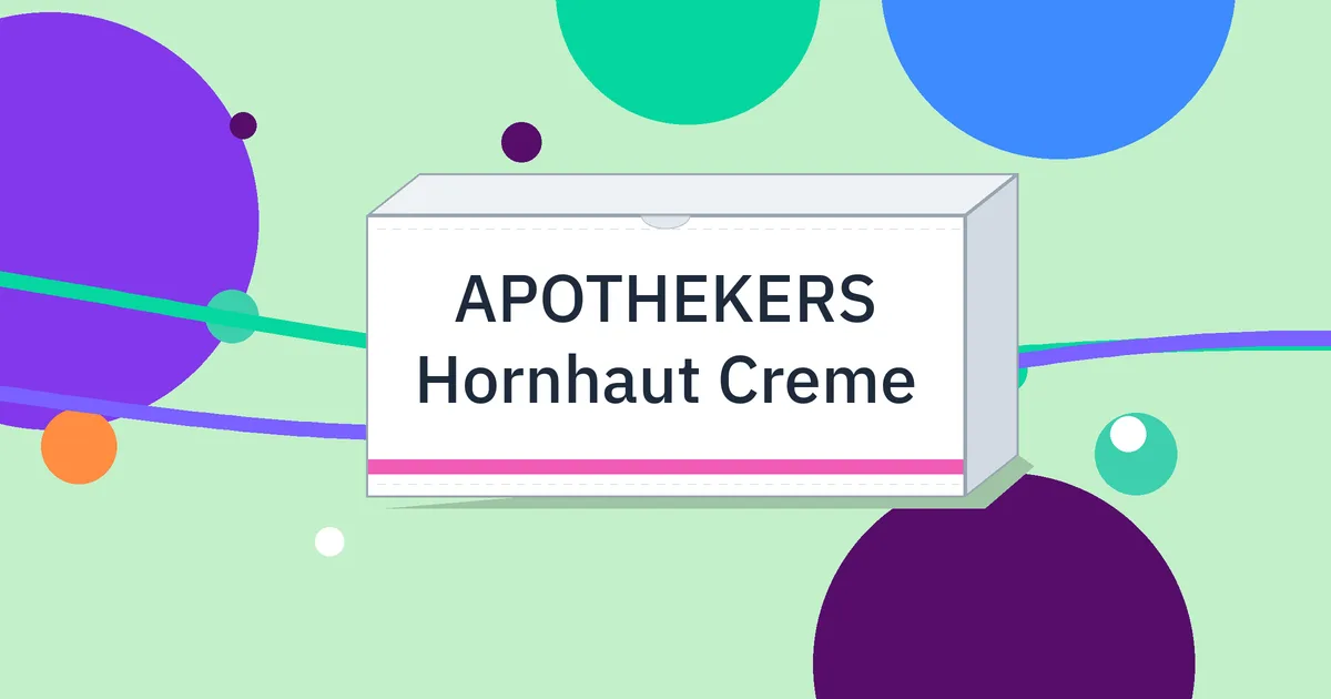 Symbolbild: Packung mit der Aufschrift APOTHEKERS Hornhaut Creme (PZN 15294059) – Verfügbarkeit und Bezug in Apotheken in Frankfurt am Main