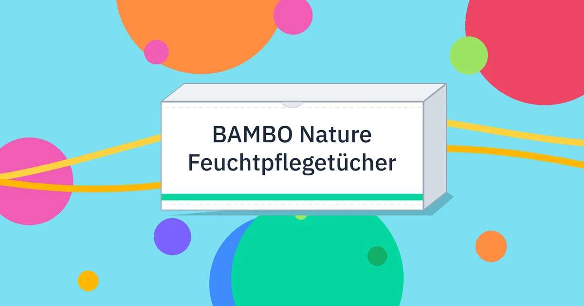 Symbolbild: Packung mit der Aufschrift BAMBO Nature Feuchtpflegetücher (PZN 10402395) – Verfügbarkeit und Bezug in Apotheken in Frankfurt am Main