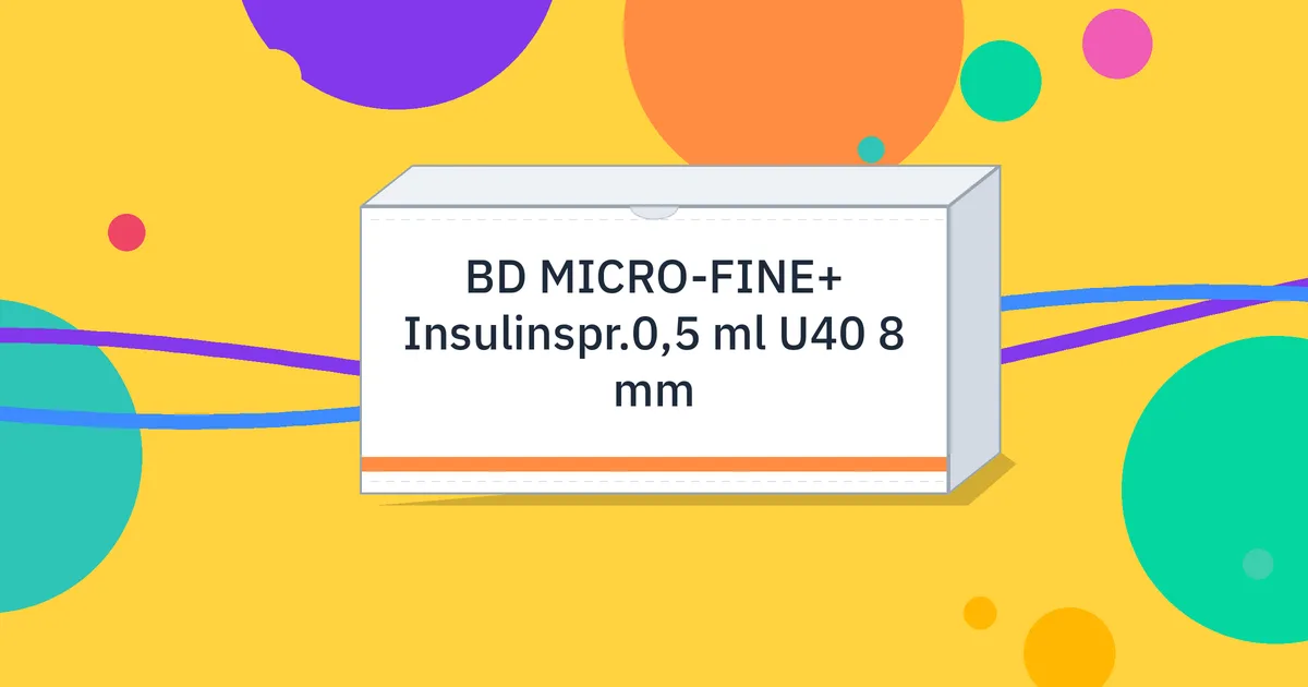 Symbolbild: Packung mit der Aufschrift BD MICRO-FINE+ Insulinspr.0,5 ml U40 8 mm (PZN 19235645) – Verfügbarkeit und Bezug in Apotheken in Frankfurt am Main