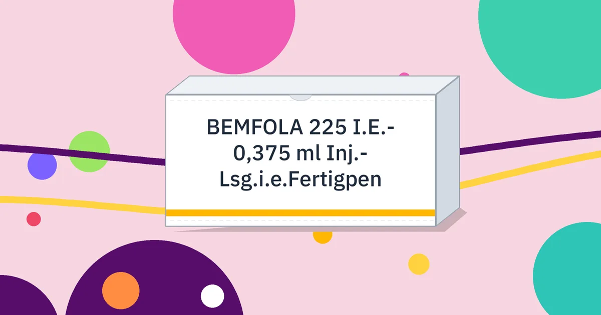 Symbolbild: Packung mit der Aufschrift BEMFOLA 225 I.E.-0,375 ml Inj.-Lsg.i.e.Fertigpen (PZN 13153107) – Verfügbarkeit und Bezug in Apotheken in Frankfurt am Main