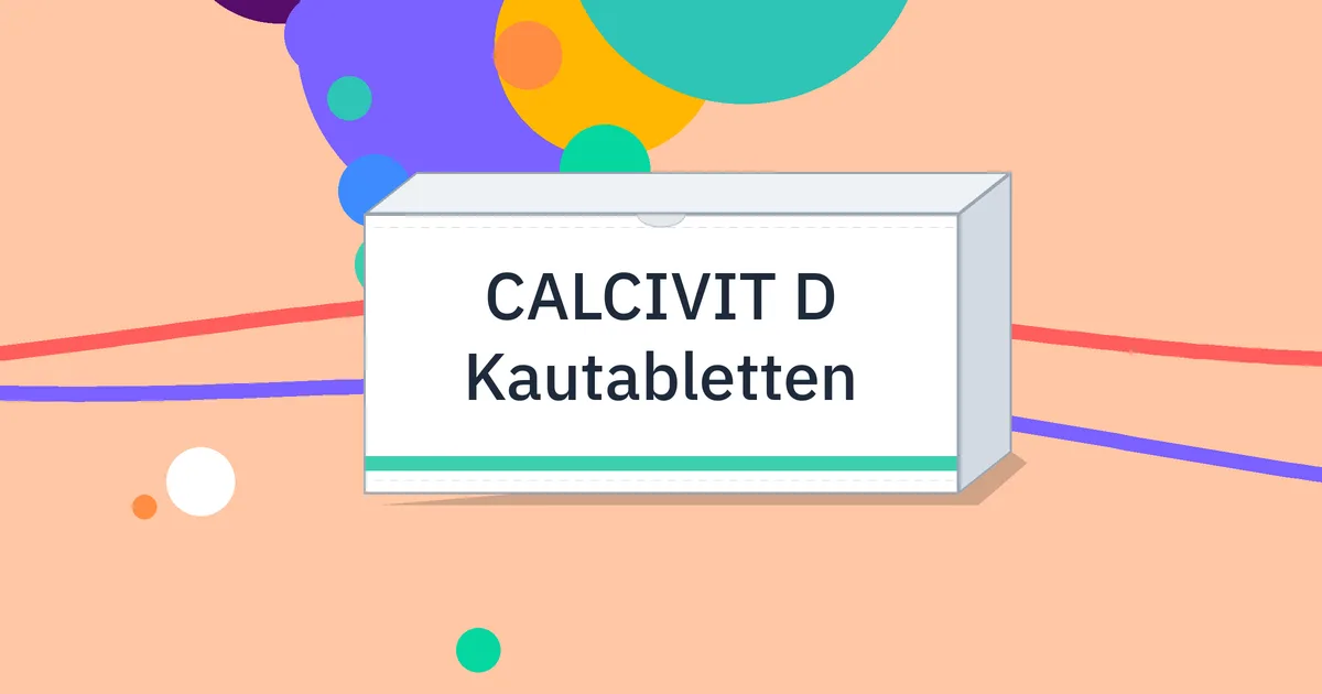 Symbolbild: Packung mit der Aufschrift CALCIVIT D Kautabletten (PZN 01364833) – Verfügbarkeit und Bezug in Apotheken in Frankfurt am Main